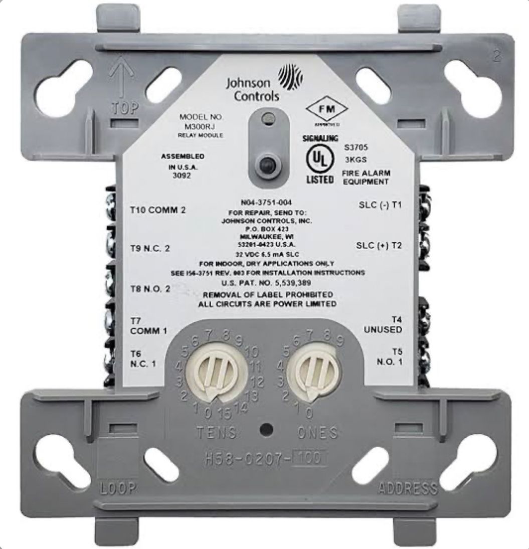 MÓDULO DE CONTROLE DE RELÉ ENDEREÇÁVEL M300RJ – Tasso Engenharia